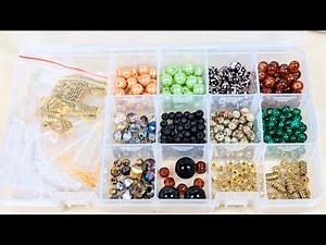Organizing the Nov 2024 Curated Bead Box: In the Jungle