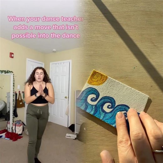 This is what happens when you choreograph in a 4 x 4 apartment LOL #dance#danceteacher#pov#fyp