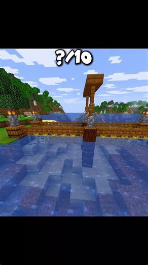 Simple Bridge in Minecraft | #minecraft #shorts