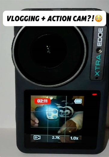 Lightweight 4K Camera for Vlogging and Action Footage