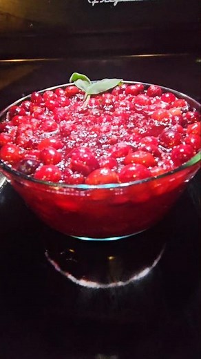 Zesty Honey-Kissed Cranberry Sauce with a Crunchy Twist — Inspired by jose.elcook