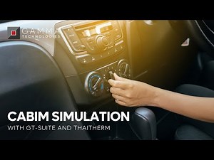 Cabin Simulation with GT-SUITE and TAITherm