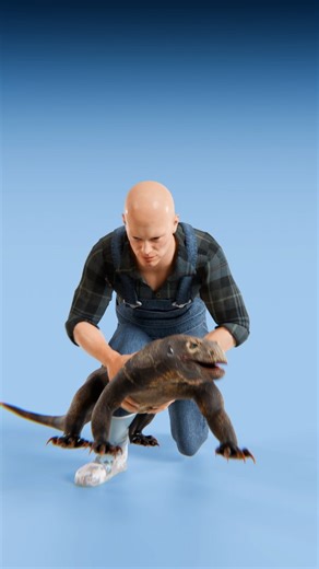 Pulp Mania on Instagram: "Komodo Dragon Poop Size vs Whale Poop Size #zackdfilms #animation #3d"