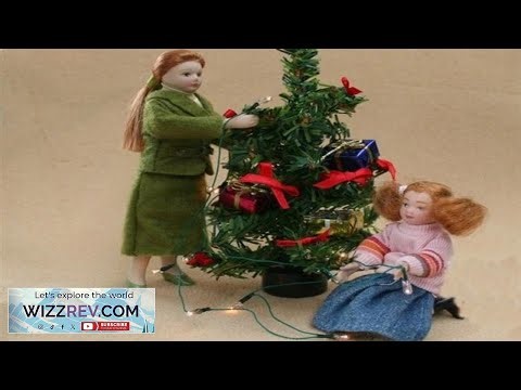 String of 12x3mm White Lights Christmas string with plug Dolls House Miniature