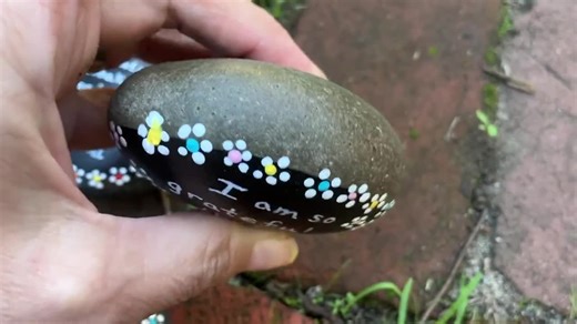Hand-painted Gratitude Rocks - Etsy
