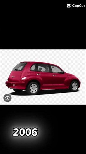 Evolution of Chrysler PT Cruiser.
