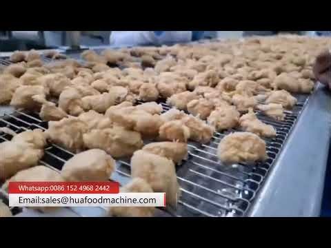 Automatic Chicken Nuggets Making Processing Line