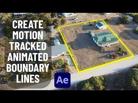 How To Add Boundary Lines In Real Estate Video In After Effects