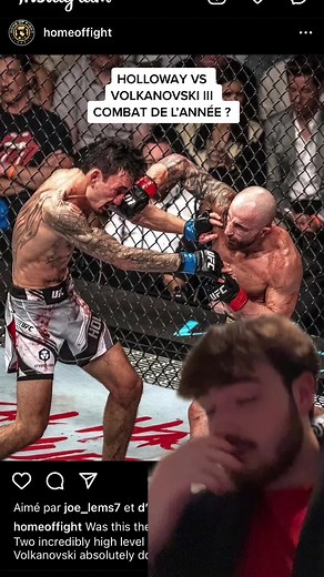 Fake bloods ! HOLLOWAY ET VOLKA III MEILLEUR COMBAT 2022 🫡 #ufc #alexandervolkanovski #maxholloway #danawhite #fakebloods