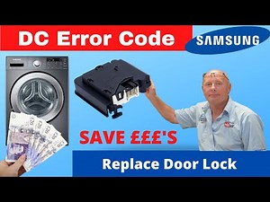 Samsung Eco Bubble washing machine DC error fault code