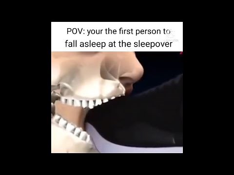 When You Fall Asleep First At The Sleepover Meme Compilation (2022)