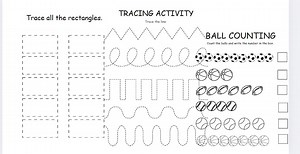 Printable Activity Worksheets: ABC Tracing, Coloring, Shapes (72 Pages & More) - Etsy