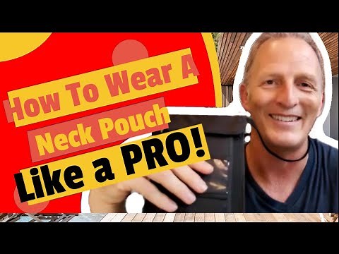 How To Wear A Travel Neck Pouch By 80 Days On Amazon