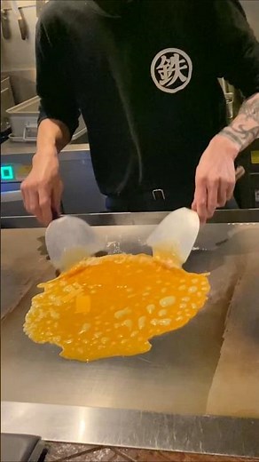 Perfect Egg Omelette Made on Hot Plate | Japan Street Food ASMR 🍳🔥