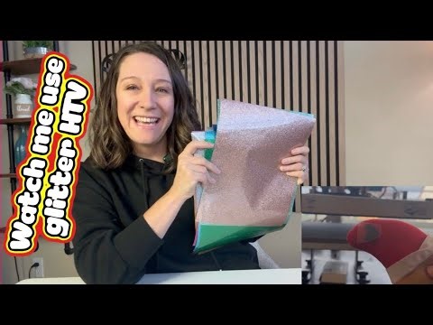 Watch me use my new HTV (heat transfer vinyl)