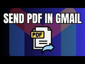 How to Send PDF Files DIRECTLY from Your Gmail on PC!