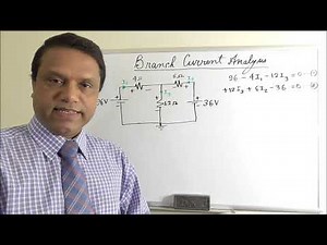 DC Circuits 13 - Branch Current Analysis