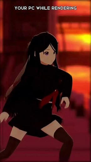 Vroid Blender animation. Check out my channel