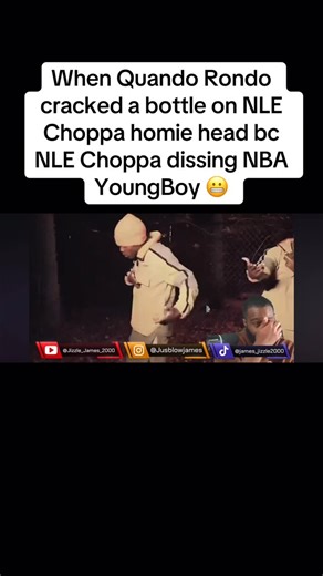 James Turner on Instagram: "When #quandorondo cracked a bottle on #nlechoppa homie head bc NLE Choppa dissing #nbayoungboy"
