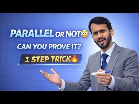 Lines Parallel Proof 🔥 | 3D Geometry Most Important Question | CUET/NDA