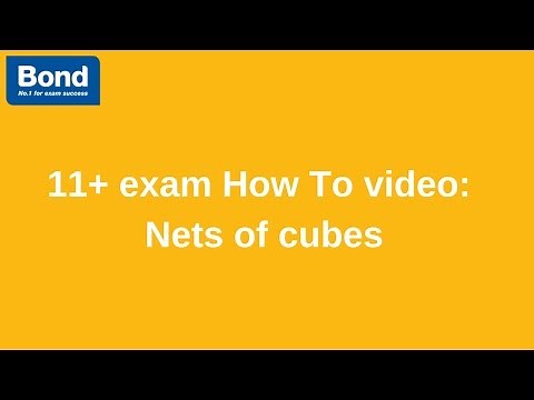 11+ exam: Non-verbal Reasoning – nets of cubes | Bond 11+