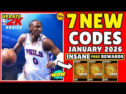 ⚠️JANUARY!🎄🎅[UPDATE]⚠️NBA 2K MOBILE REDEEM CODES 2026 - NBA 2K MOBILE BASKETBALL CODES