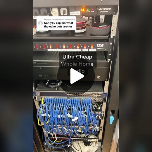 Replying to @timheartstums im cheap, thats why! #echo #smarthome #homeassistant #homeautomation #oldhouse #diy #networkengineer #audio #stereo #audiophile #wholehomeaudio #homeimprovement #diy #hack #server #it #smarthometech #smarthomegadgets