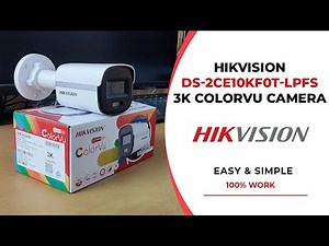Review Hikvision DS-2CE10KF0T-LPFS | 3K Smart Hybrid Light Camera with ColorVu