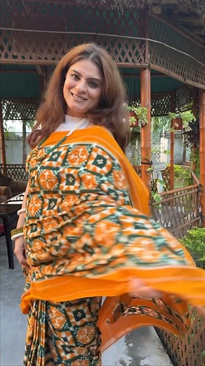 Saree: Handloom double ikat telia rumal saree #iamaditri #sareelove #sareeoftheday #handloomsaree #teliarumal #ikatsaree #sareedraping #festivewear #ootdfashion #iwearhandmade | Aditri