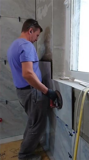 Укладка керамогранита.