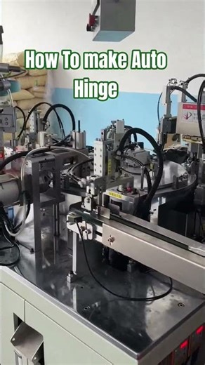 How To Make Auto Close Hinges Using Automatic Machine.
