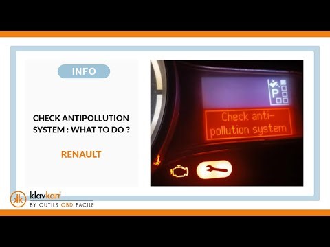 [INFO] Check Anti-Pollution System Message – RENAULT