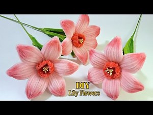 How to Make a DIY Lily with Pipe Cleaners | Lily Flower