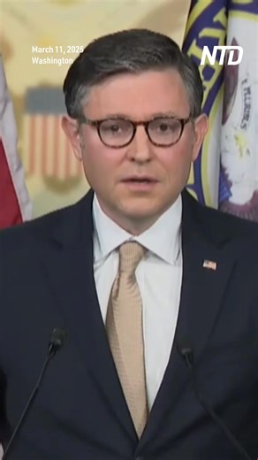 House Speaker Mike Johnson (R-La.) says a year-long Continuing Resolution bill proposed by House Republicans represents a "seismic shift going on in Washington," telling reporters at a Tuesday press conference that GOP legislators want to "scale down" the sizes of government bureaucracies and agencies. | NTD Life