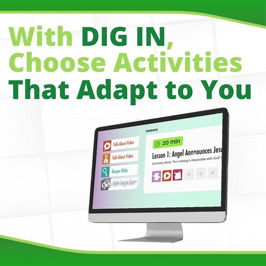 46 reactions | DIG IN Sunday school curriculum was designed for your...