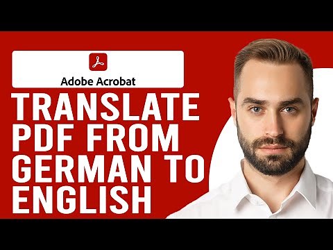 How to Translate a PDF from German to English (How to Translate PDF Documents)