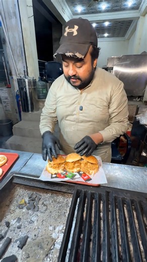 46K views · 584 reactions | Fish burger challenge gone wrong  . . . #rafayrajput #challenge #foodchallenge #fish #fishburger #streetfood #trending #viral | Rafay Rajput | Facebook