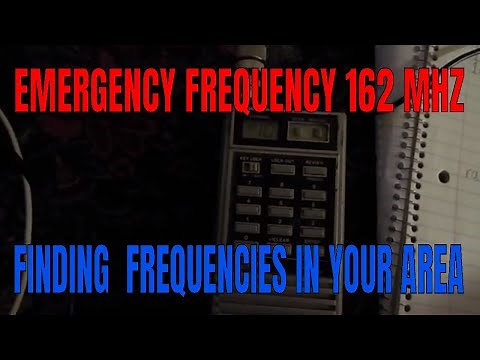 You need to know these emergency frequencies. Old scanners are still useful