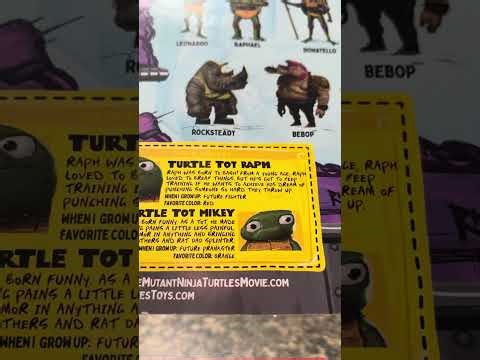 Turtle tots muntant mayhem Rapheal and Michelangelo