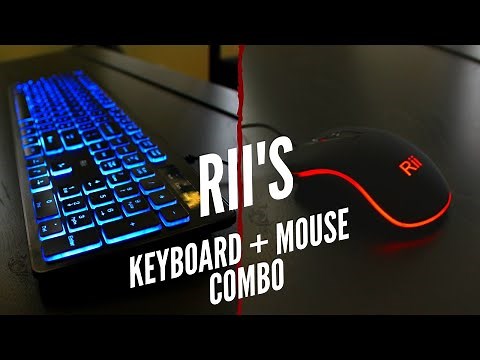 Rii's RGB Backlit Business Keyboard and Mouse Combo