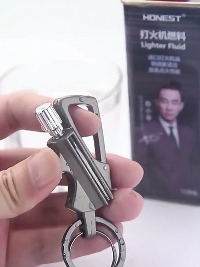 Creative Match Lighter Keychain & Bottle Opener