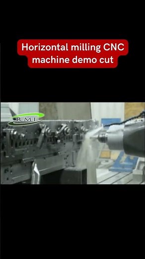 Horizontal Milling CNC Machine Demo
