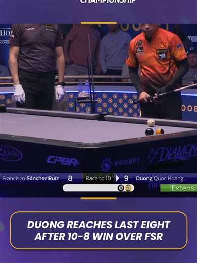 Duong Advances to Quarterfinals at European Open!