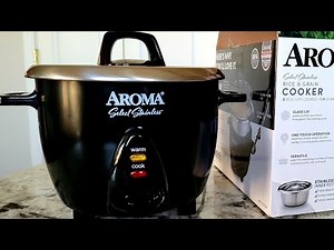 Aroma Housewares Select Stainless Rice Cooker Unboxing & First Cook How to make Perfect Rice