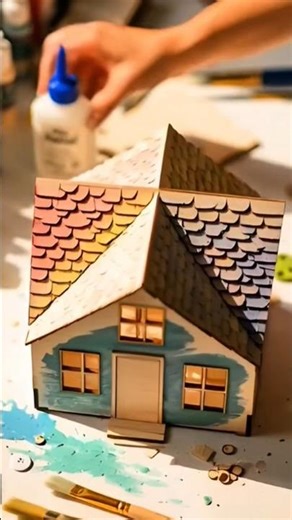 aesthetic mini house assembly #minihouse #diy #tinyhouse