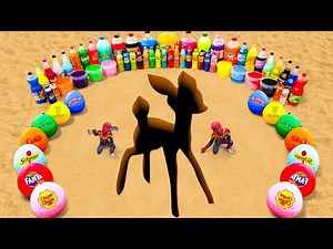 How to Make Deer with Orbeez & Cement, Giant Balloons Fanta, Coca Cola vs Mentos & Popular Sodas