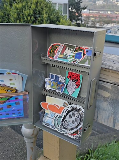 Explore Seattle's New Little Free Sticker Library
