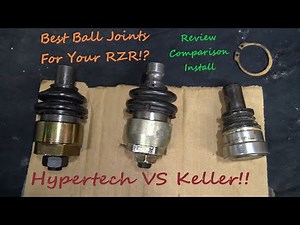 Installing and Comparing Hypertech and Keller Captured Ball Joints on a Polaris RZR XP Turbo!!