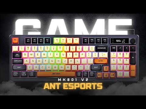 Wireless + Backlit + Budget?! 😳 Ant Esports MK801 V2 Pro Keyboard Review