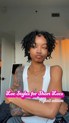 Favorite bun short loc styles 💕 #brethereal #relatable #shortlocs #locstyles #locjourney | Brethereal